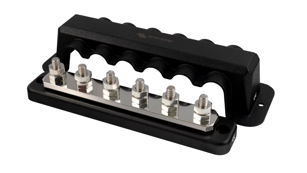 Victron Bus Bar 250A 4P/6P - Removable ABS Cover | Current Connected