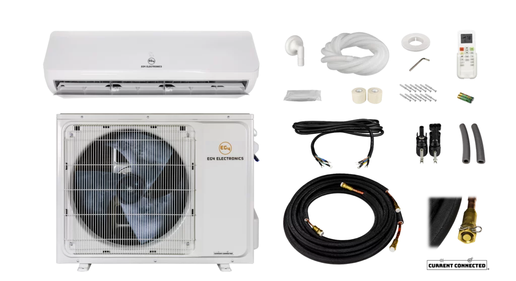 EG4 Hybrid Solar Mini-Split AC/DC Air Conditioner/ Heat Pump ~ Current ...