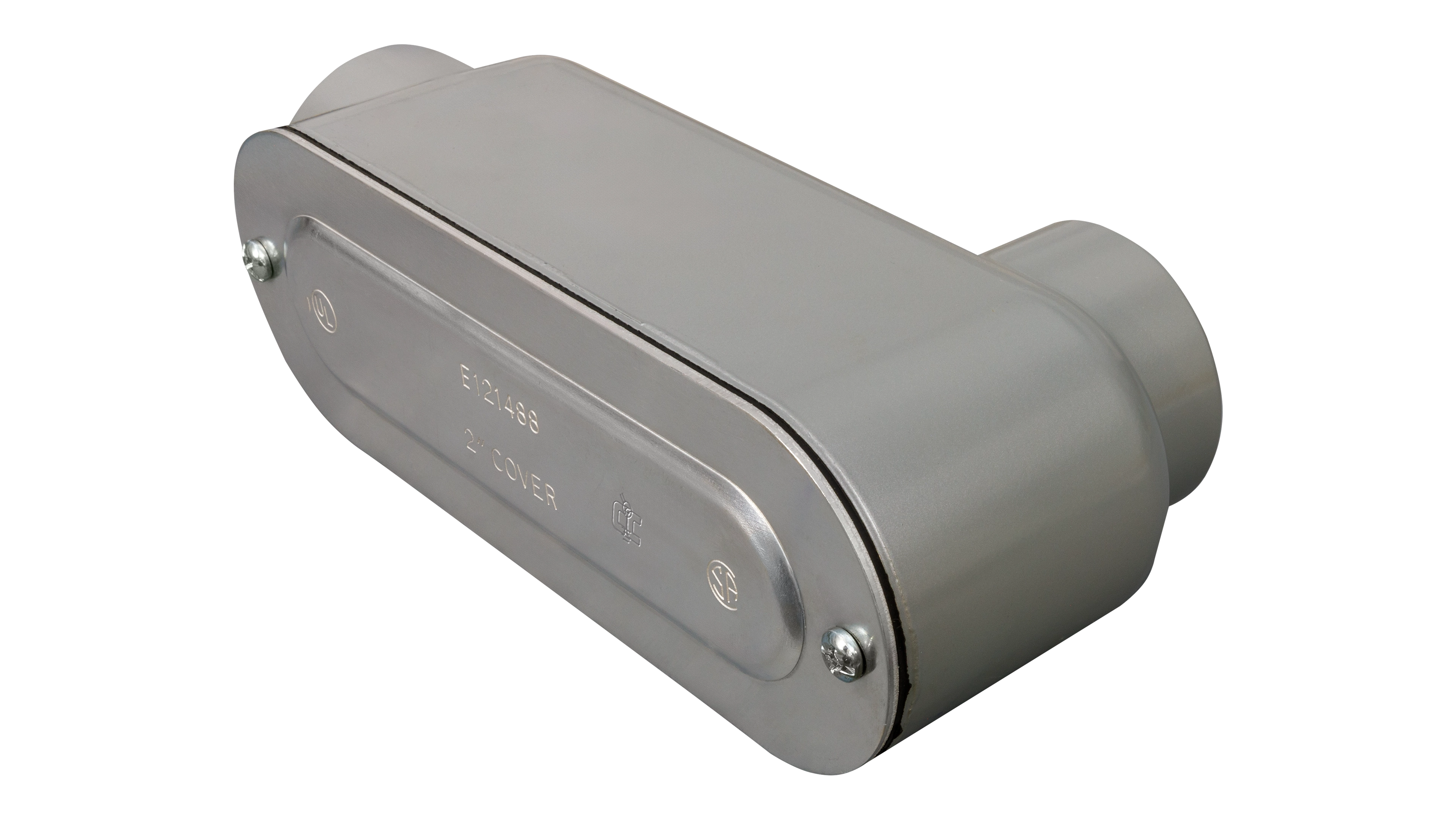 2" Rigid Metal Conduit Body Type LB Threaded with Stamped Cover ~ Current Connected