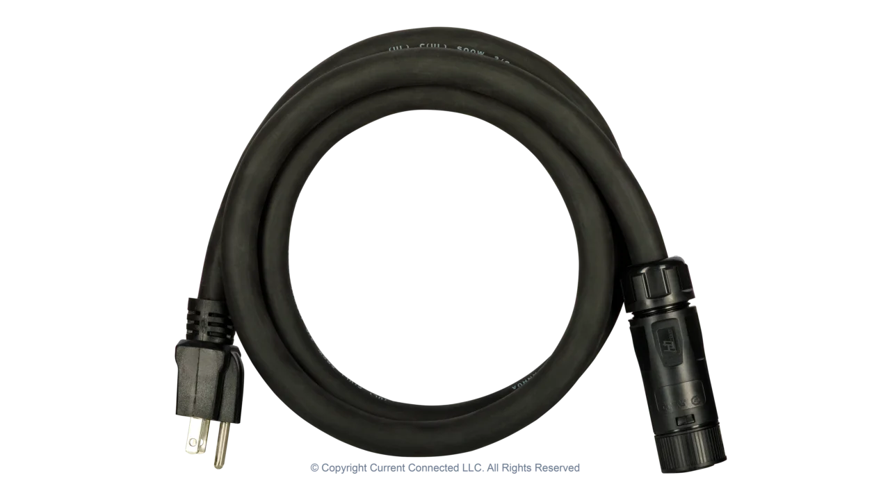 EG4 Chargeverter GC 120V Quick-Connect Power Cord, NEMA 5-15P Plug for ...