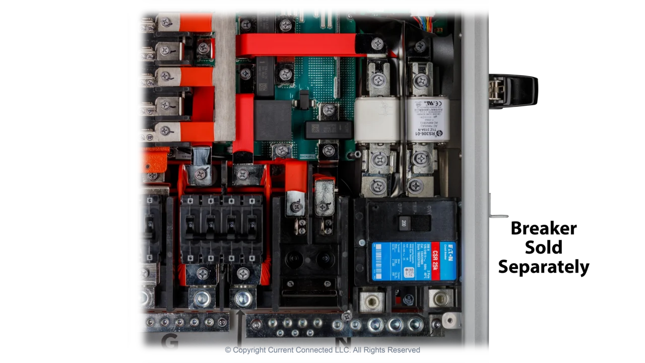 Eaton CSR 200 Amp 2-Pole 25 kAIC Main Circuit Breaker, Bolted ...