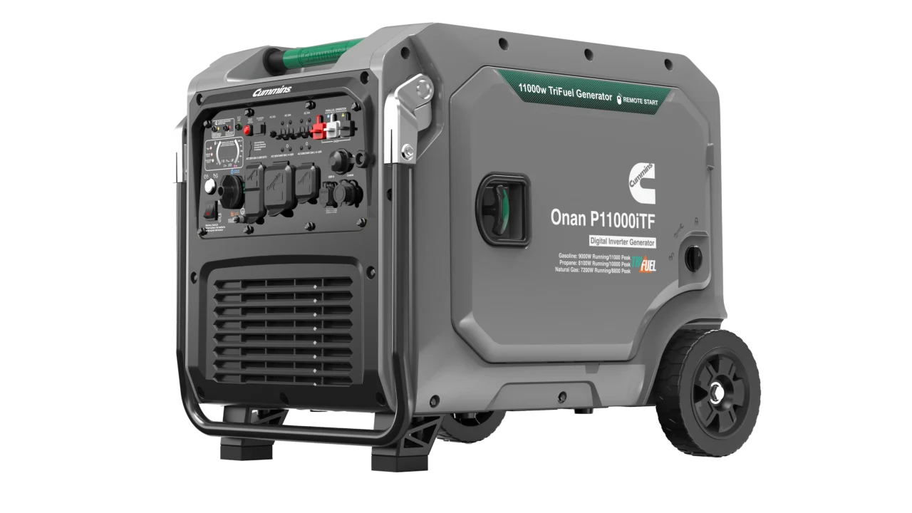 Cummins Onan P11000iTF 9000W Gas / 8100W Propane / 7200W Natural Gas ...